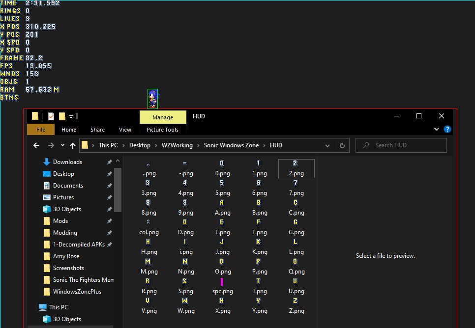 Sonic Mania HUD Font Mod for Sonic WindowsZone | SWZ Mods