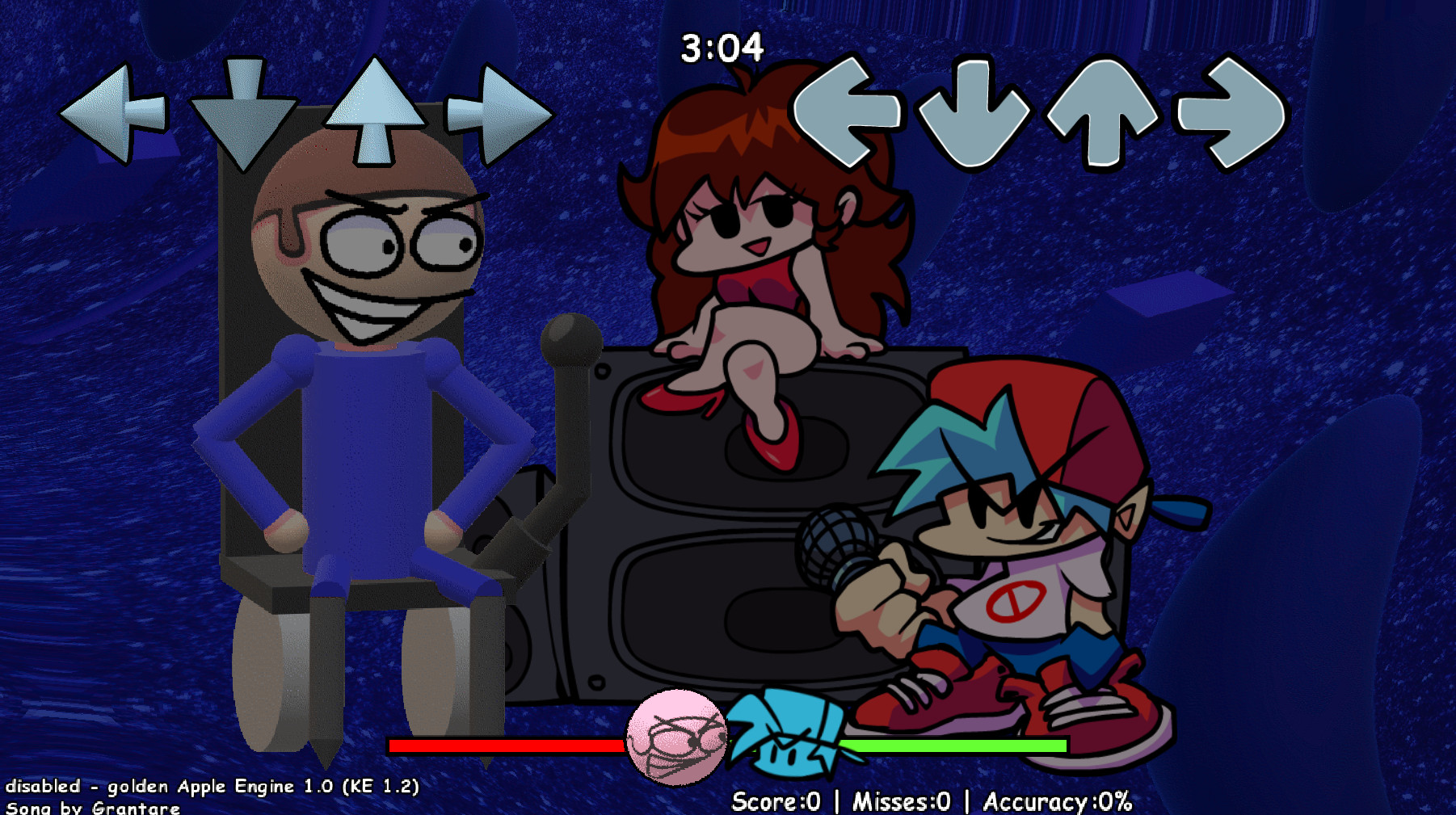 Disabled but playable Mod for Friday Night Funkin' | FNF Mods