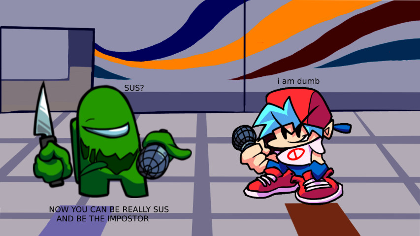 playable green impostor for fnf online vs Mod for Friday Night Funkin ...