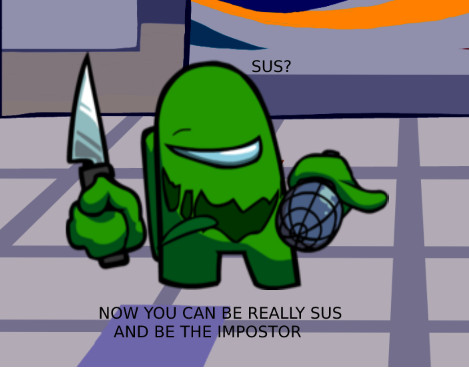 playable green impostor for fnf online vs Mod for Friday Night Funkin ...