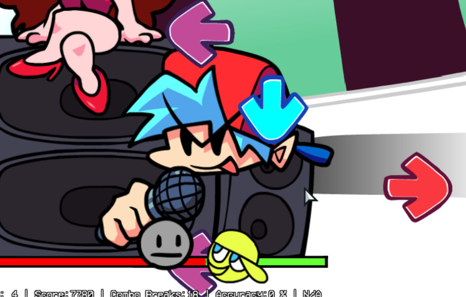 BF Head Mod for Friday Night Funkin' | FNF Mods