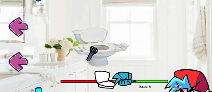 FNF Vs Toilet In FNF Multi [Friday Night Funkin'] [Mods]