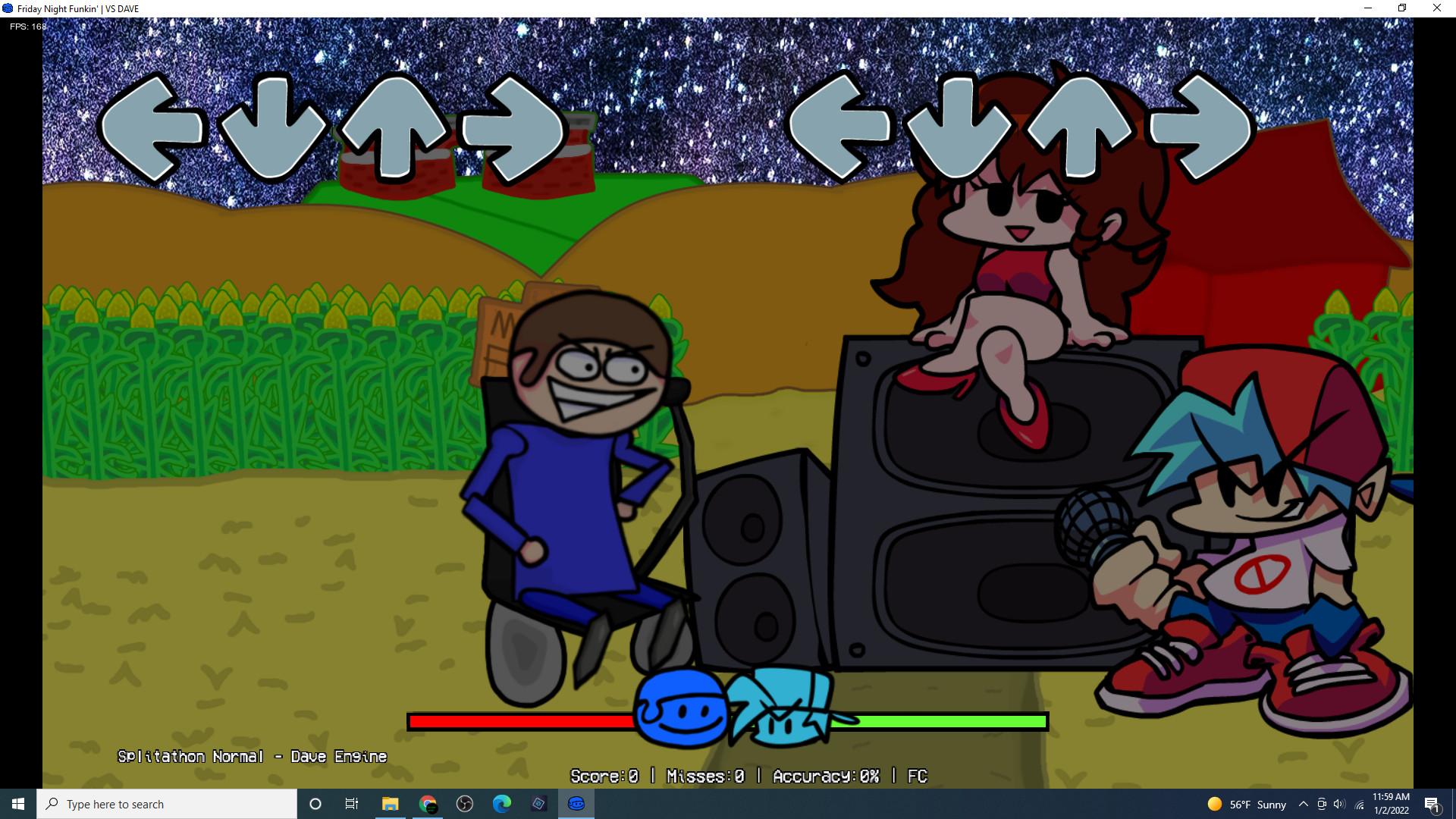 vs_dave_and_bambi_-_v101 (old version) Mod for Friday Night Funkin ...