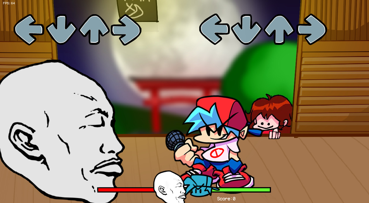 FNF vs The Face (Not Floating) - battle cats mod Mod for Friday Night ...