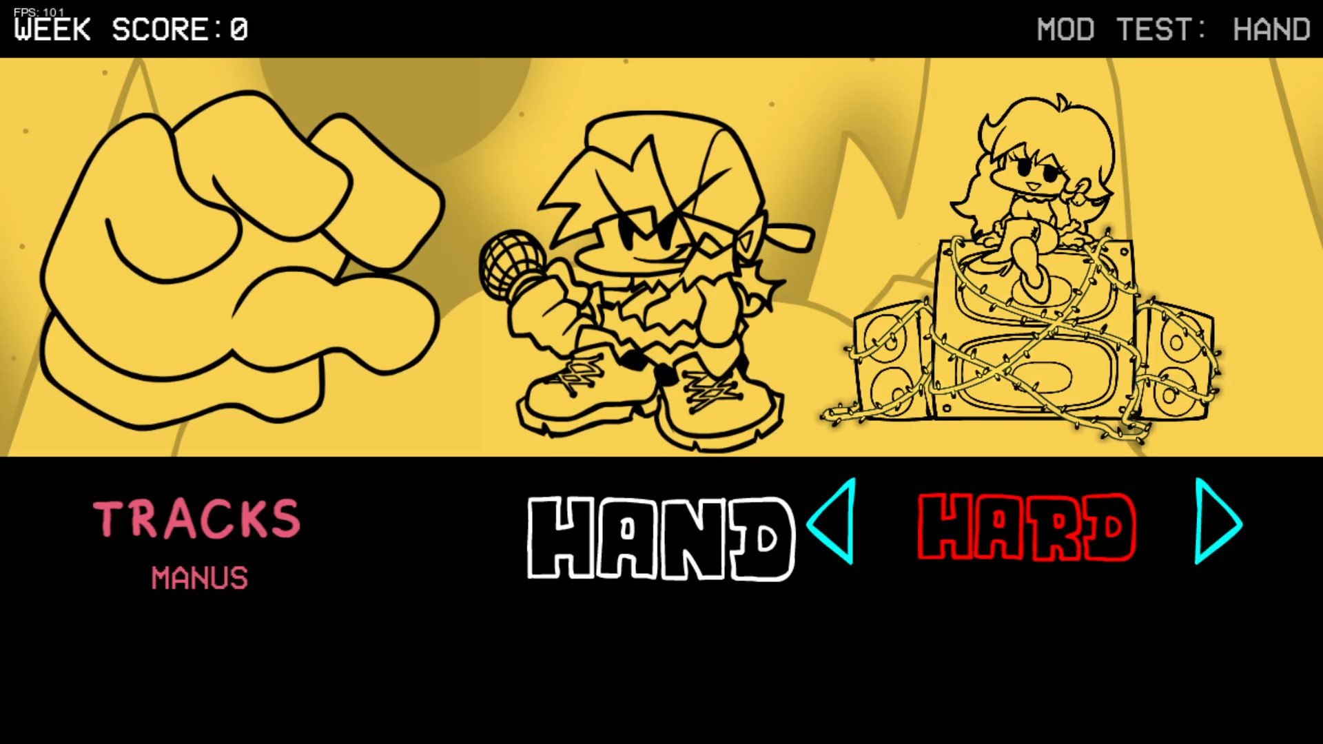 Friday Night Funkin' TEST MOD: Hand (Vs. Hand) [Friday Night Funkin ...