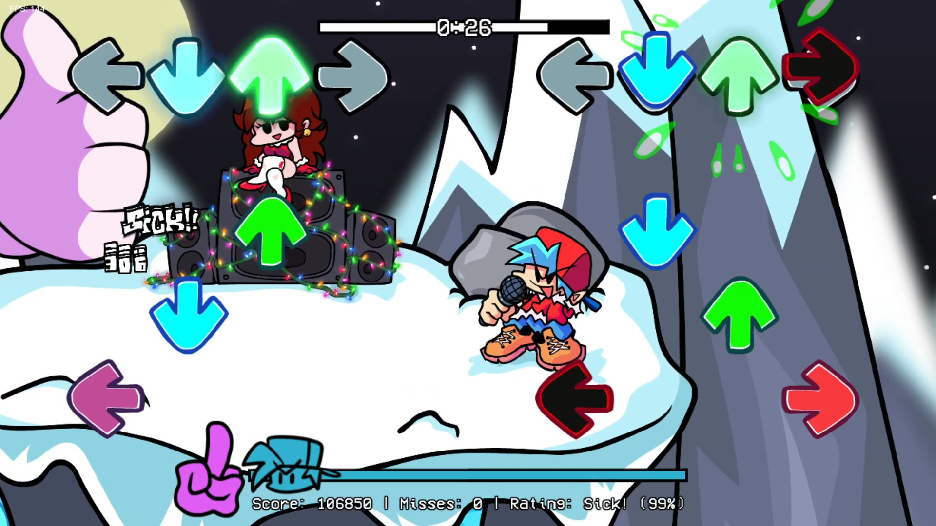 Friday Night Funkin' TEST MOD: Hand (Vs. Hand) [Friday Night Funkin ...