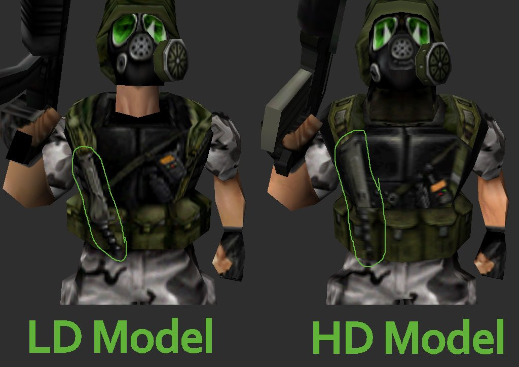 Op4 HD Grunts with LD model color palette + zombie Mod for Half-Life ...