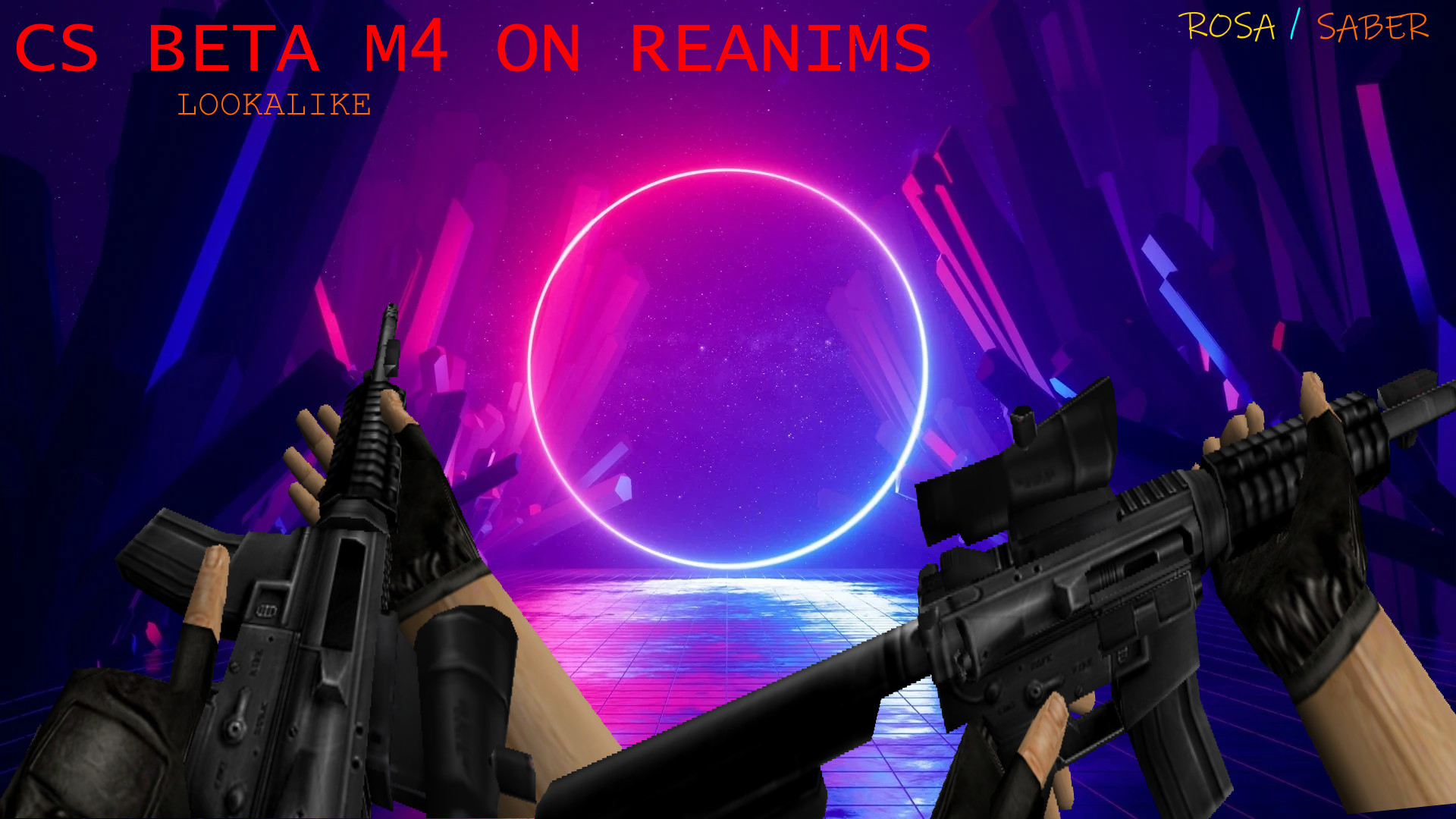 CS BETA M4 (LookaLike) On MVB's Reanim Mod for Counter-Strike 1.6 | CS1 ...