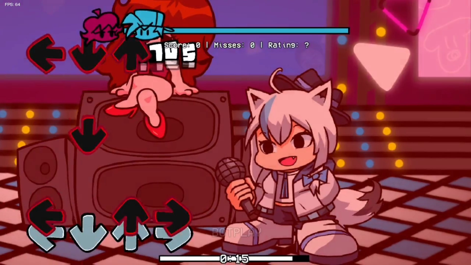 Animal-Shirakami Fubuki Custom Chart Mod for Friday Night Funkin' | FNF ...