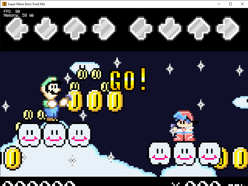 Super Mario Bros Funk Mix World Edition(SNES 1UP) Mod for Friday Night ...