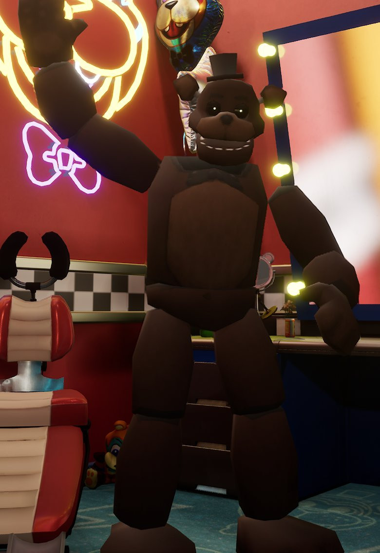 Low-Poly Fazbear Mod for Five Nights at Freddy's Security Breach | FNaF ...