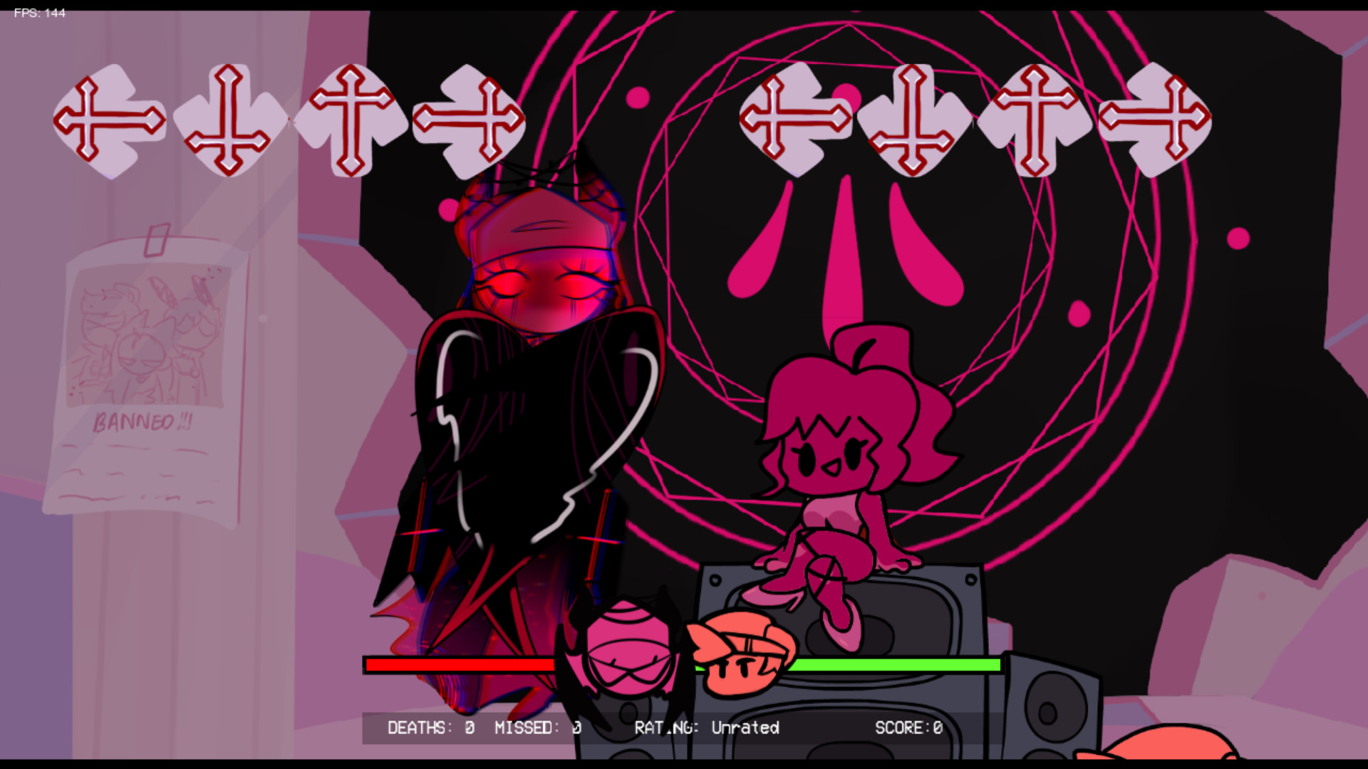 fnf logic- vs sarvente Mod for Friday Night Funkin' | FNF Mods