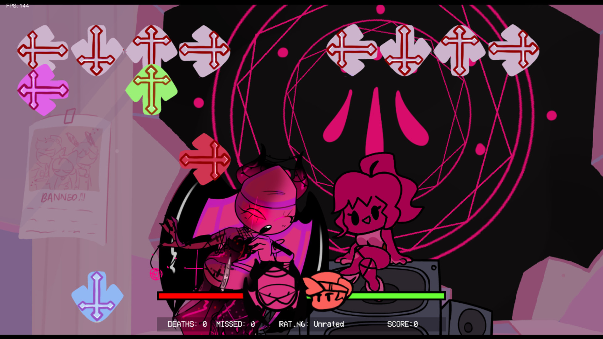 fnf logic- vs sarvente Mod for Friday Night Funkin' | FNF Mods