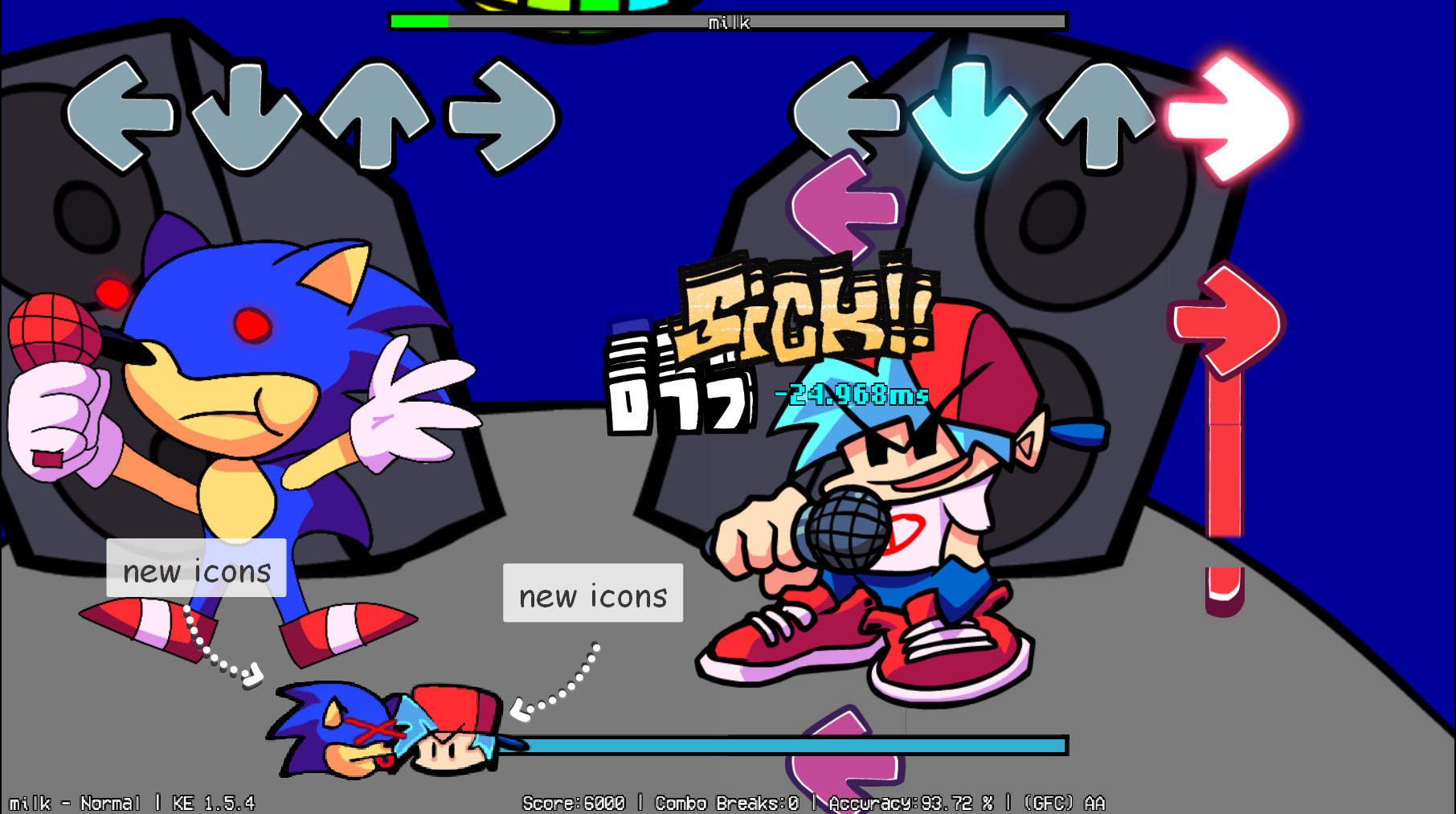 Sonic.Exe. New icons Mod for Friday Night Funkin' | FNF Mods