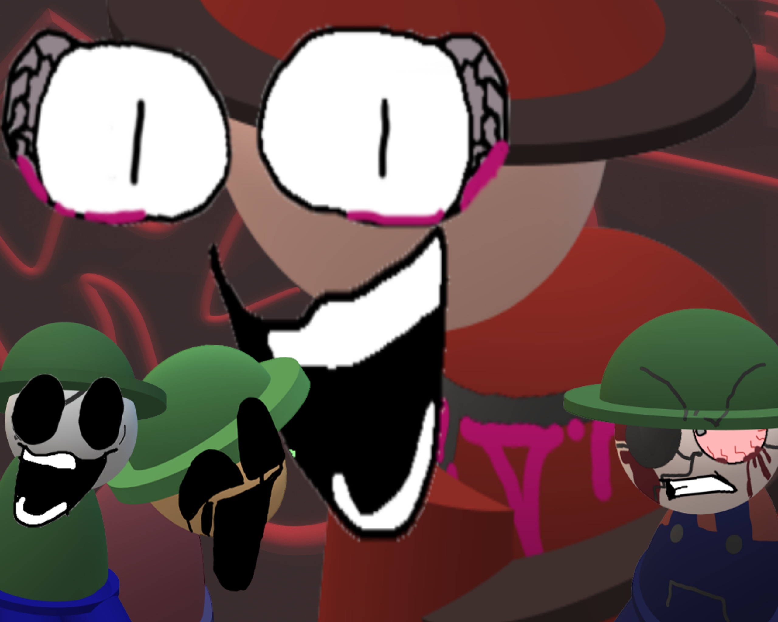 Triple Phonebreakers 3D Mod for Friday Night Funkin' | FNF Mods