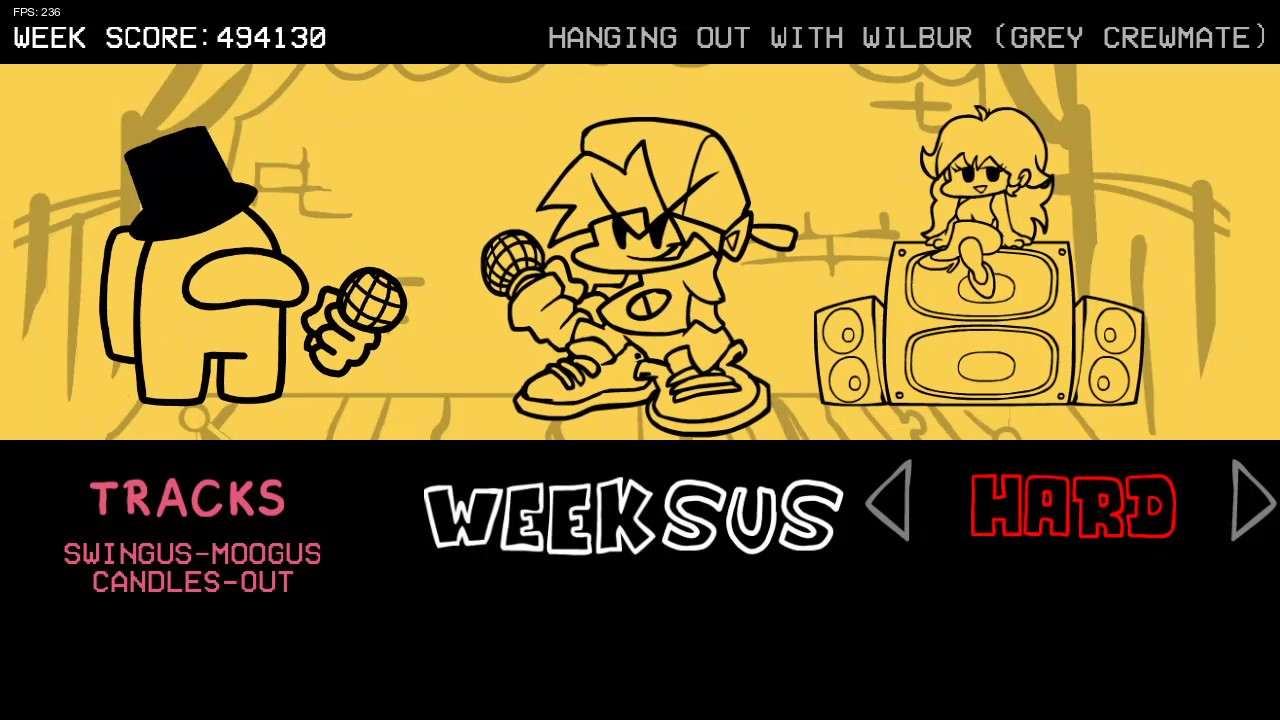 Friday Night Funkin: Vs Grey Crewmate (DEMO) Mod for Friday Night ...