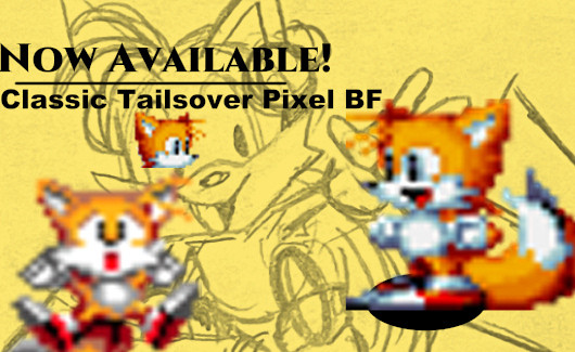 Miles Tails over BF Mod for Friday Night Funkin' | FNF Mods