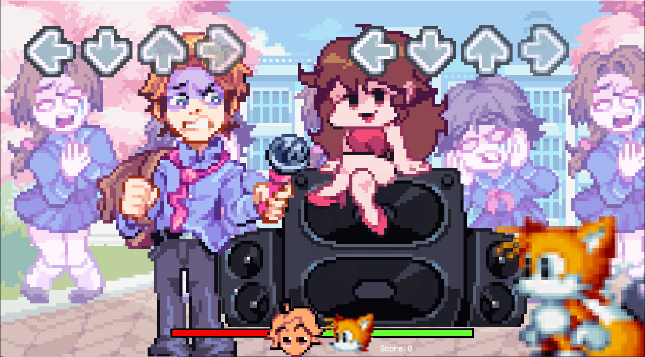 Miles Tails over BF Mod for Friday Night Funkin' | FNF Mods