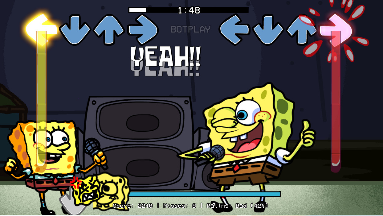 Vs Fake Spong Mod for Friday Night Funkin' | FNF Mods