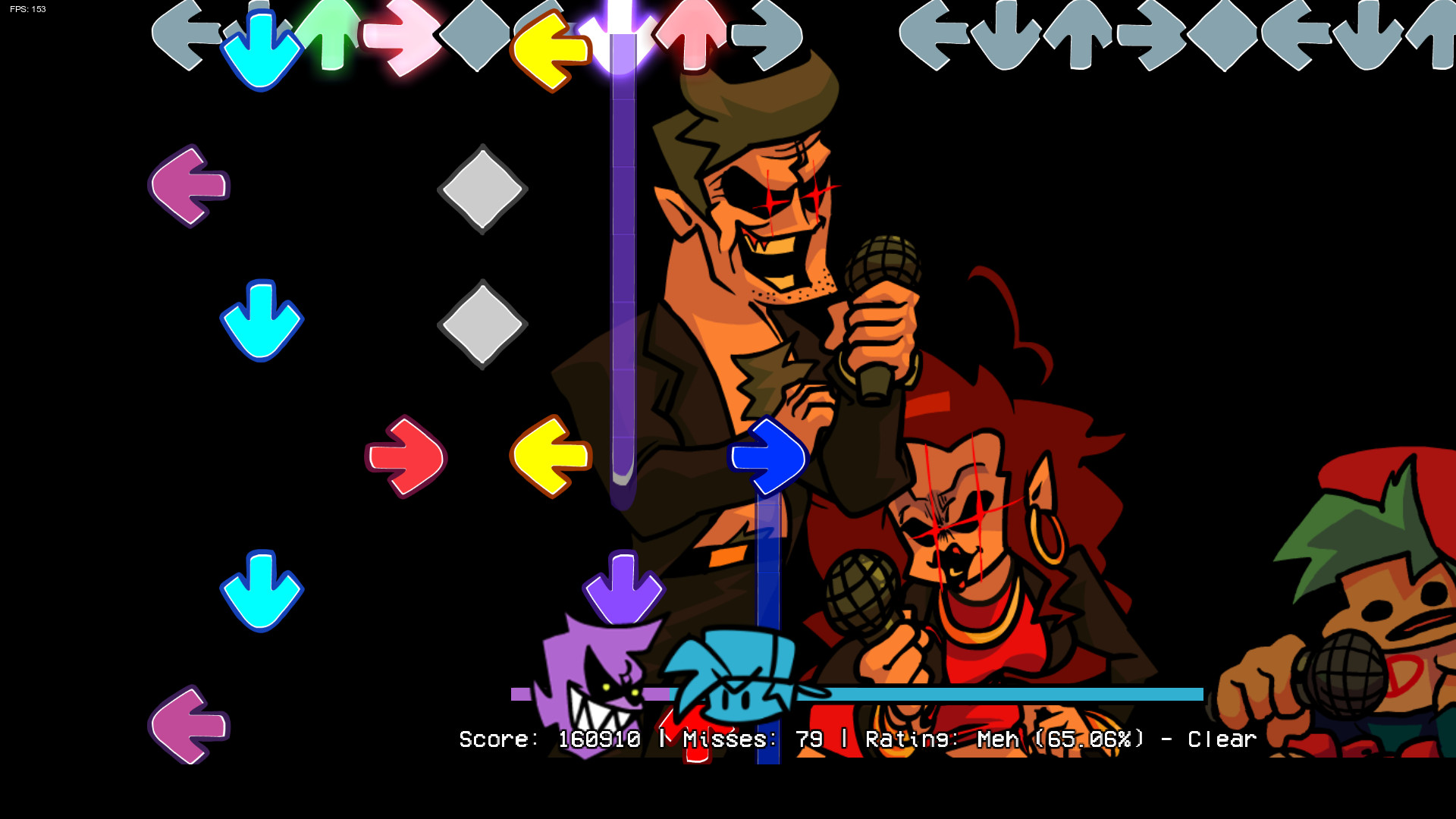 space breaker but it is 9 keys Mod for Friday Night Funkin' | FNF Mods