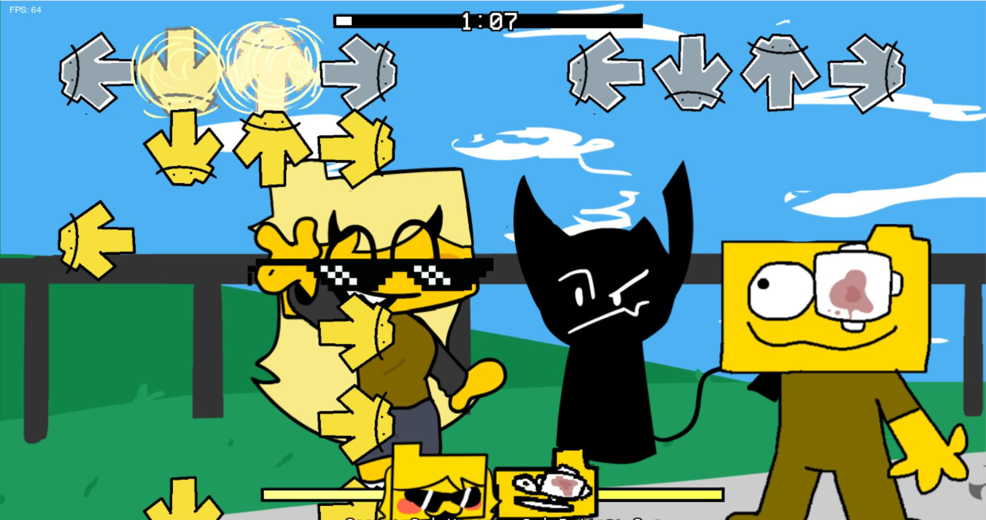 (V2) Vs Meri: Unfair Rechart Mod for Friday Night Funkin' | FNF Mods