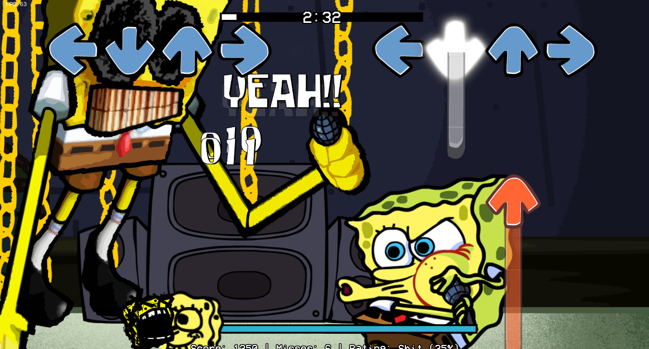 Vs Fake Spong Mod for Friday Night Funkin' | FNF Mods