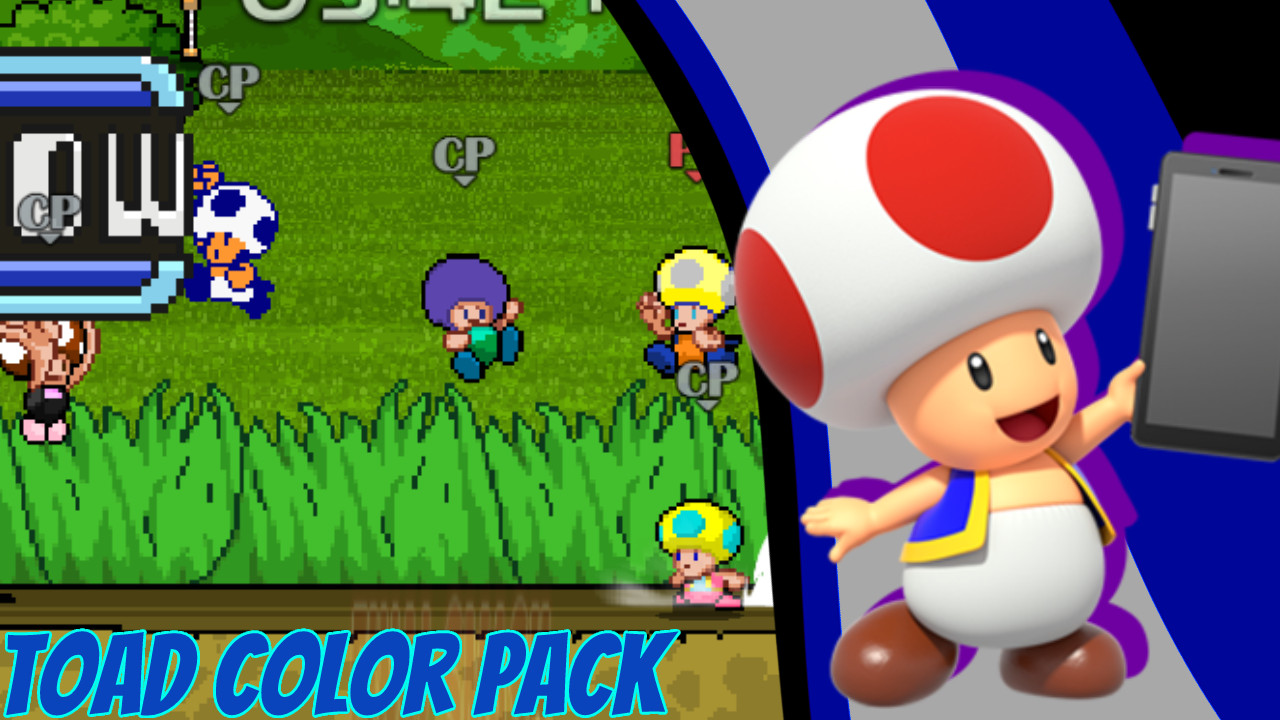 TheHomingBlueStar's Toad Color Pack Mod for Super Smash Bros. Crusade ...