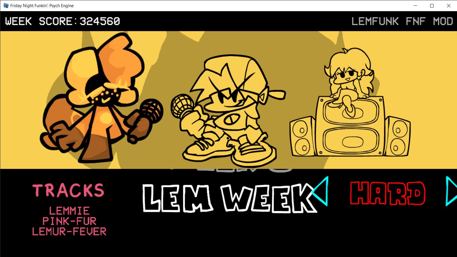 FNF LemFunk! Mod for Friday Night Funkin' | FNF Mods