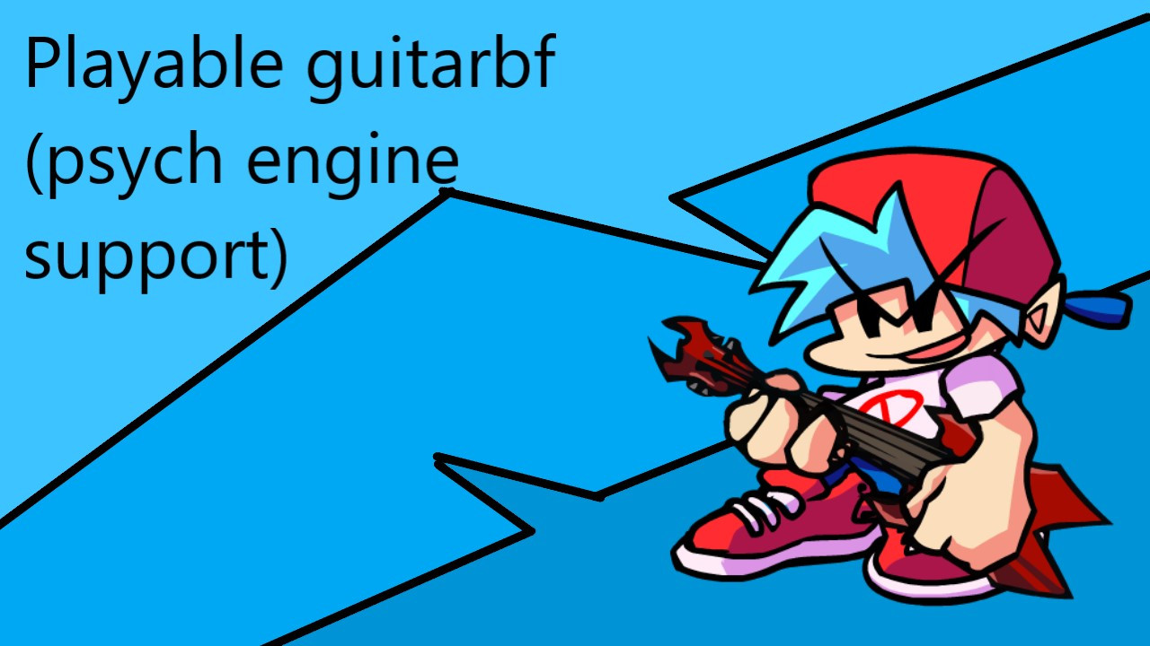 guitar bf Mod for Friday Night Funkin' | FNF Mods