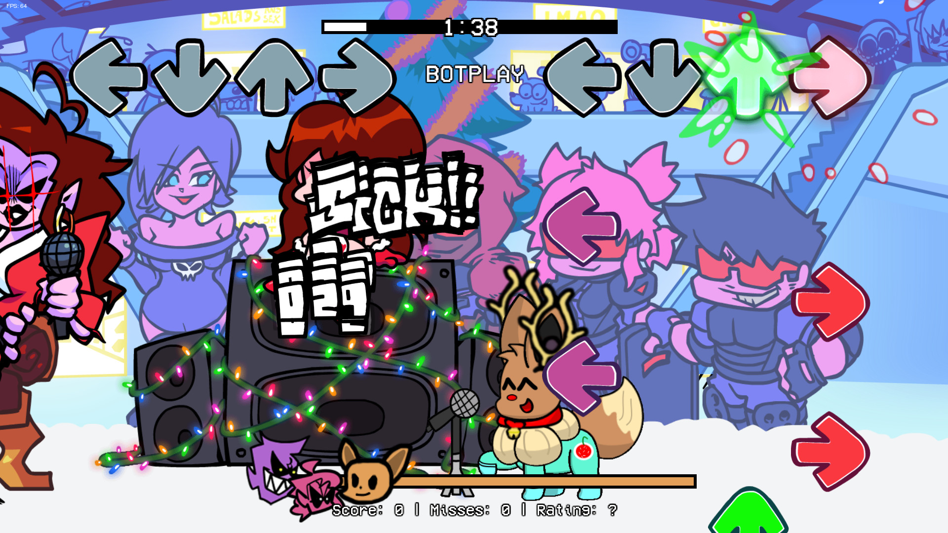 Eevee in FNF (SHINY UPDATE!) Mod for Friday Night Funkin' | FNF Mods