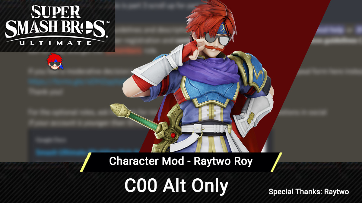 Raytwo Roy Mod for Super Smash Bros. Ultimate | SSBU Mods