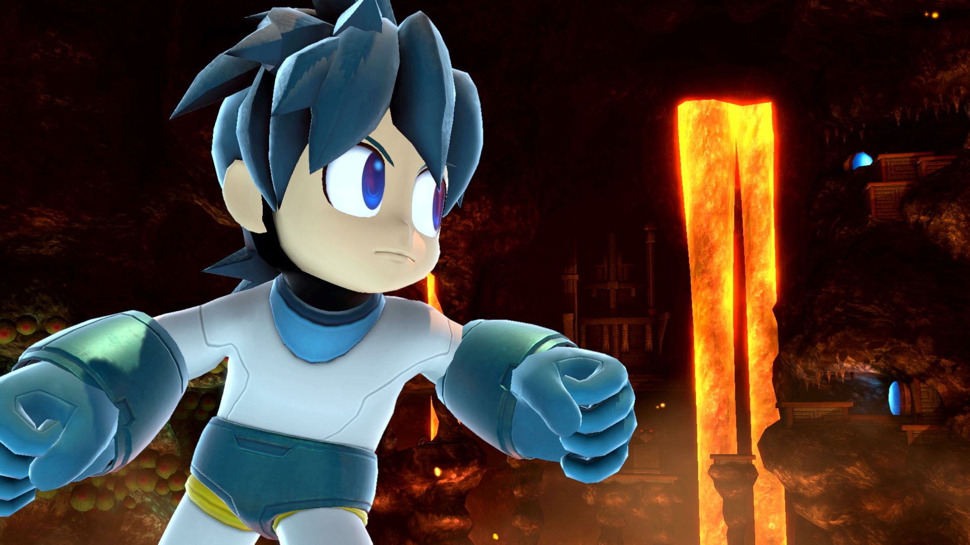 Helmetless Mega Man Mod for Super Smash Bros. Ultimate | SSBU Mods