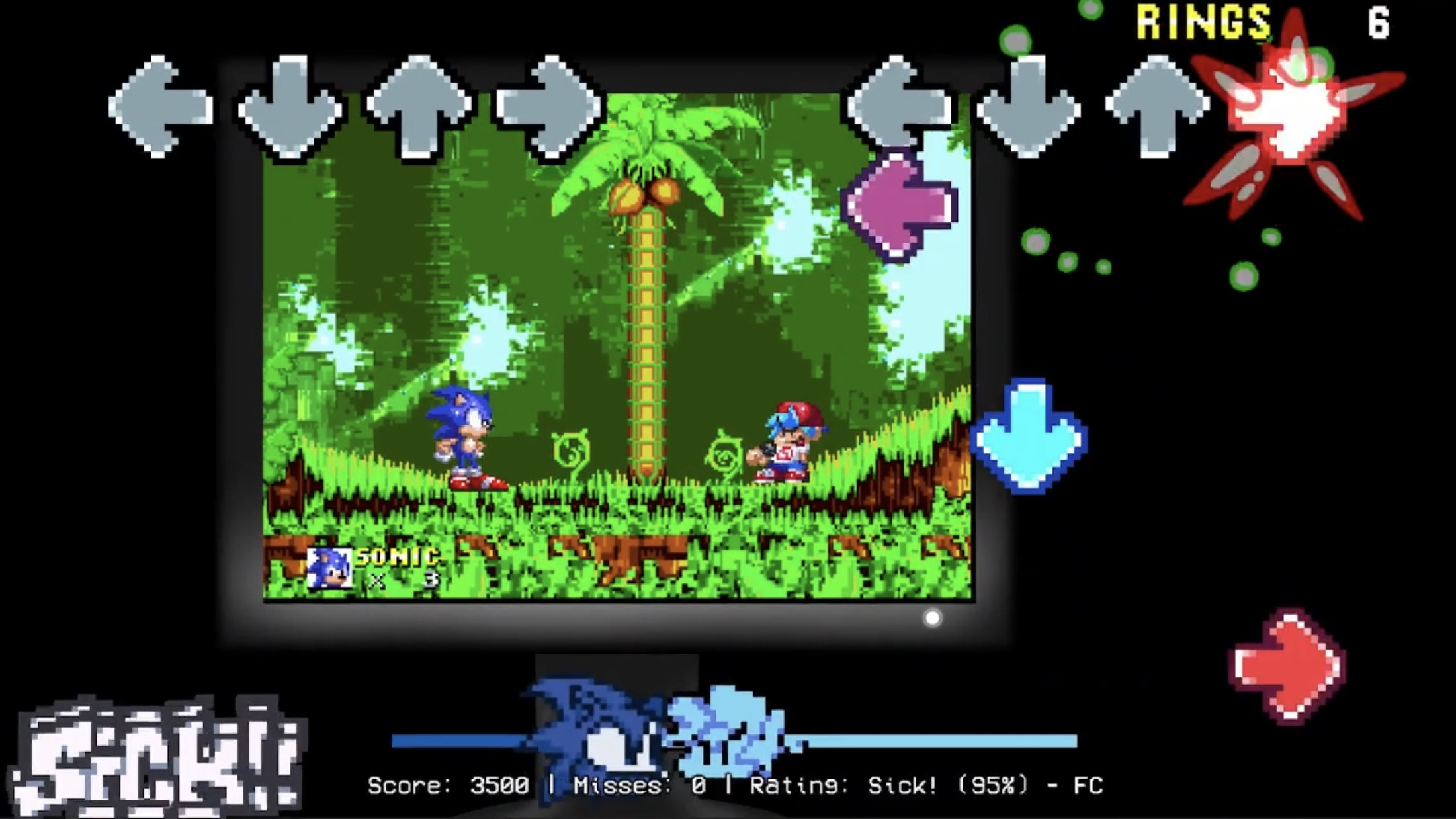 An Ordinary Too Slow Cover (Sonic 3 Mix) Mod for Friday Night Funkin ...