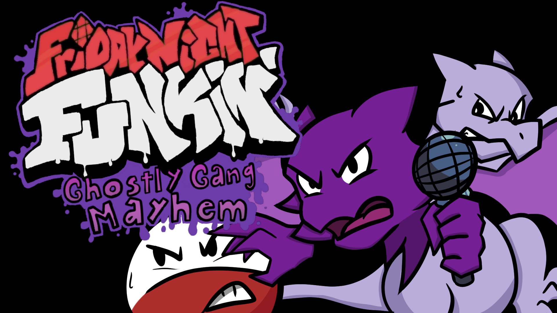 FNF - Ghostly Gang Mayhem Mod for Friday Night Funkin' | FNF Mods