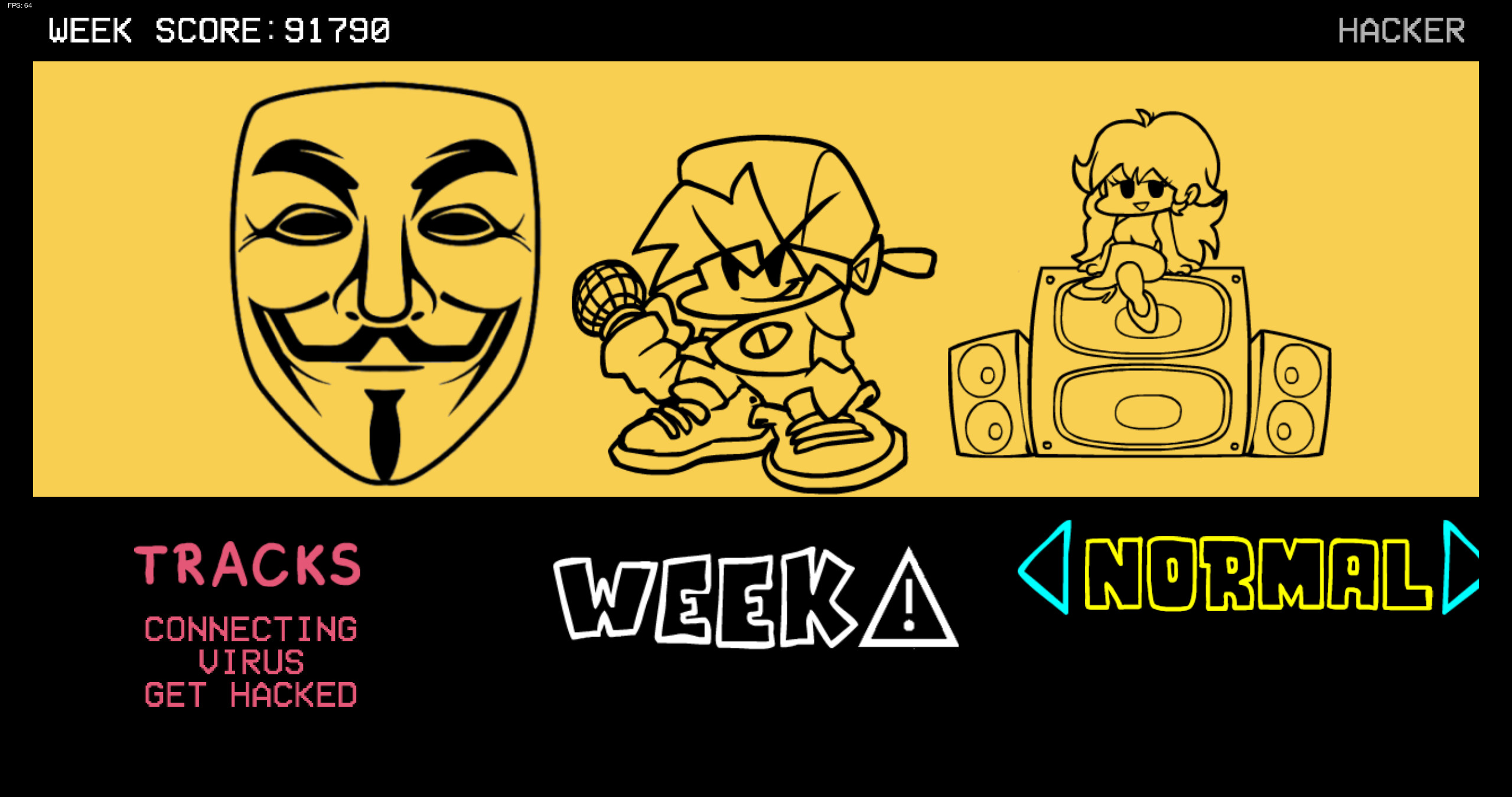 FNF Hacker Mod [Friday Night Funkin'] [Mods]