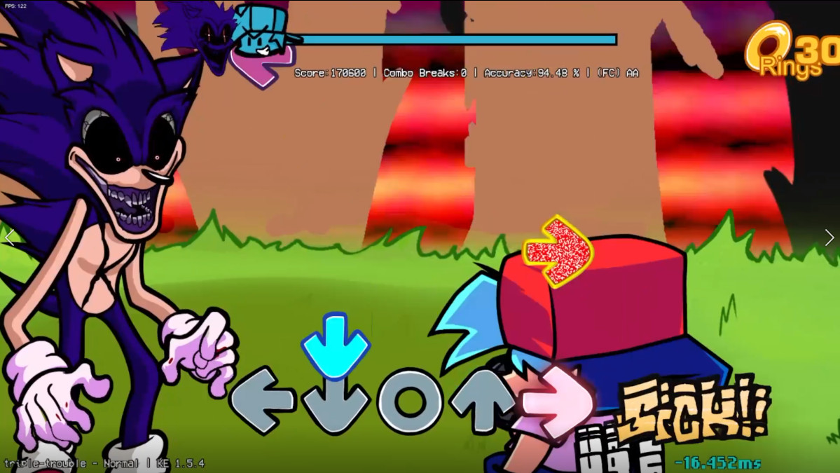 Sonic.exe Custom Sprites 1.5V Mod for Friday Night Funkin' | FNF Mods