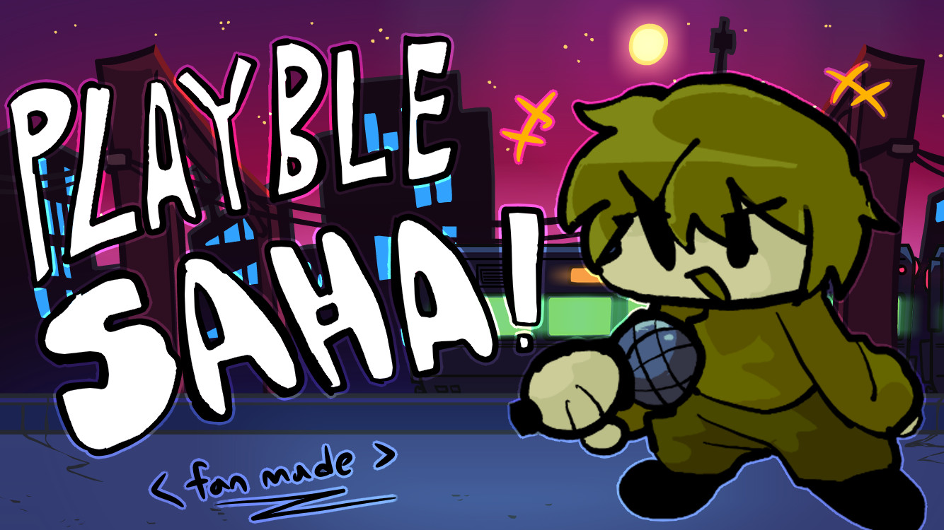 playble saha Mod for Friday Night Funkin' | FNF Mods