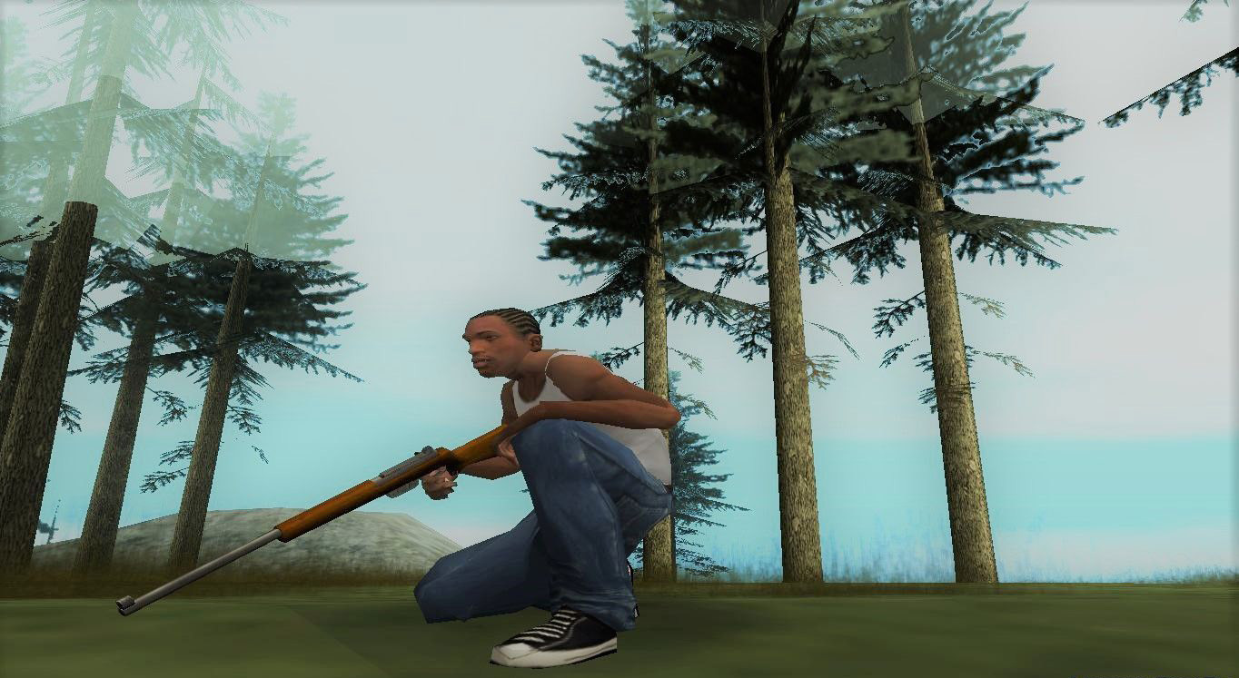 New Hunting Rifle - Manhunt Style Mod for Grand Theft Auto: San Andreas ...