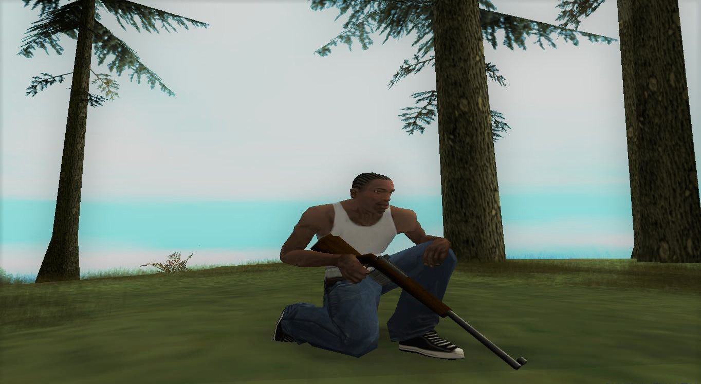 New Hunting Rifle - Manhunt Style [Grand Theft Auto: San Andreas] [Mods]