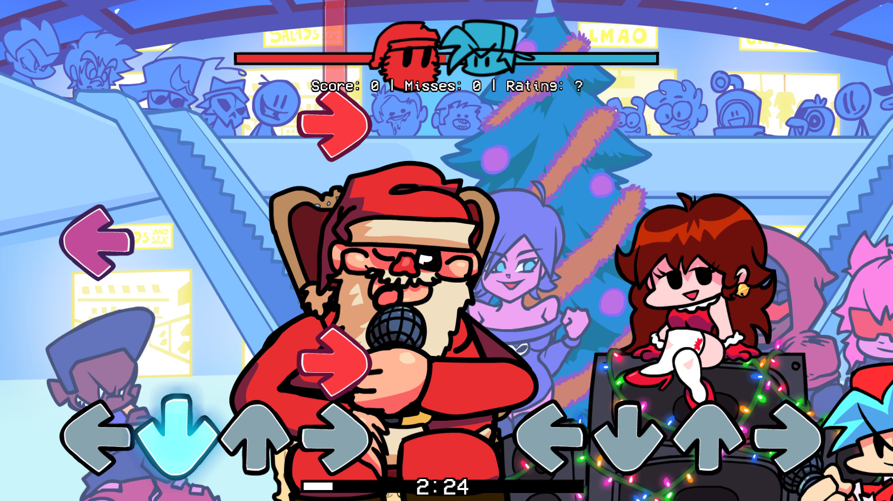 Friday Night Funkin': Vs Santa Mod for Friday Night Funkin' | FNF Mods