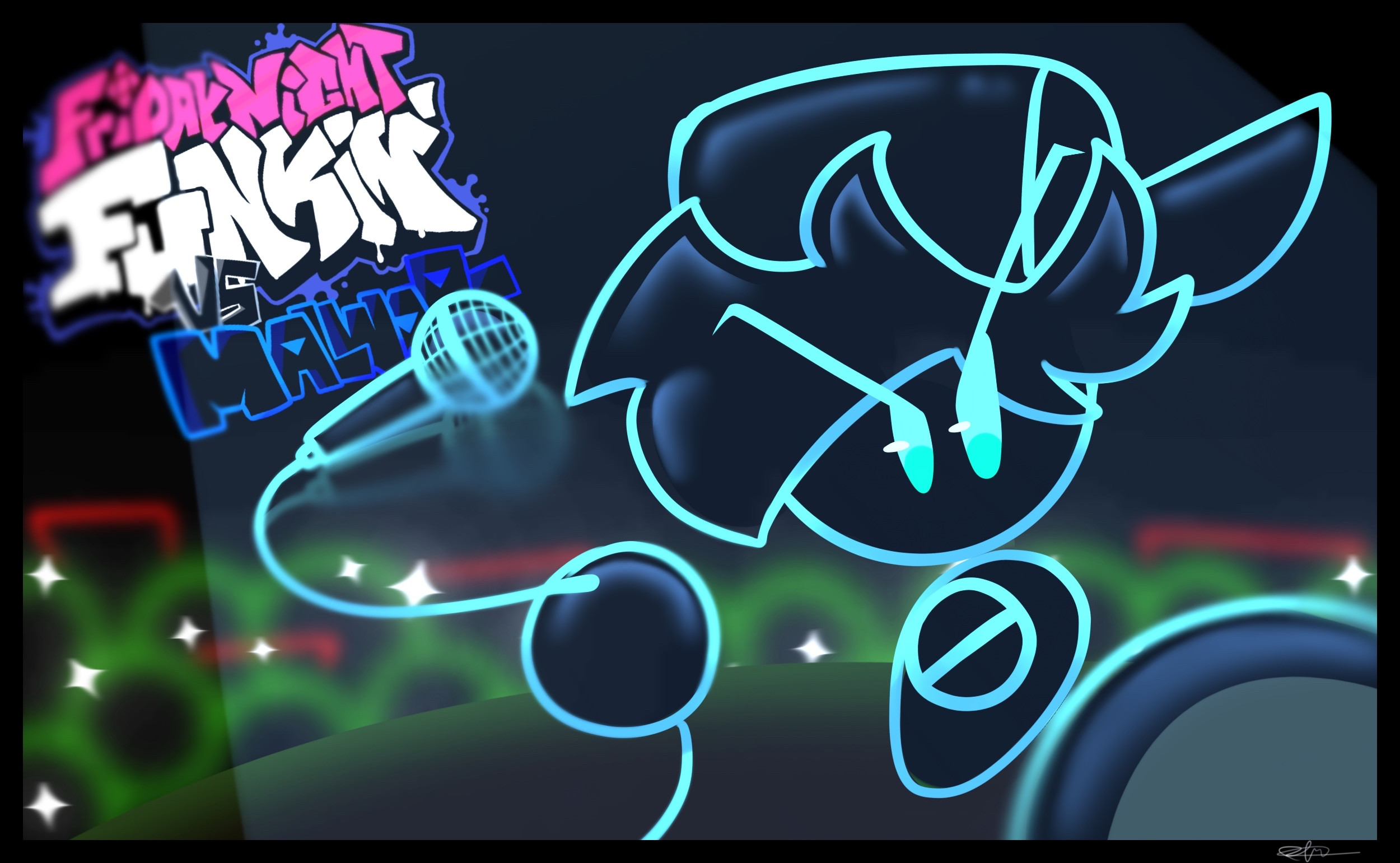 Friday Night Funkin: VS Malware (FNF X Databrawl) Mod for Friday Night ...