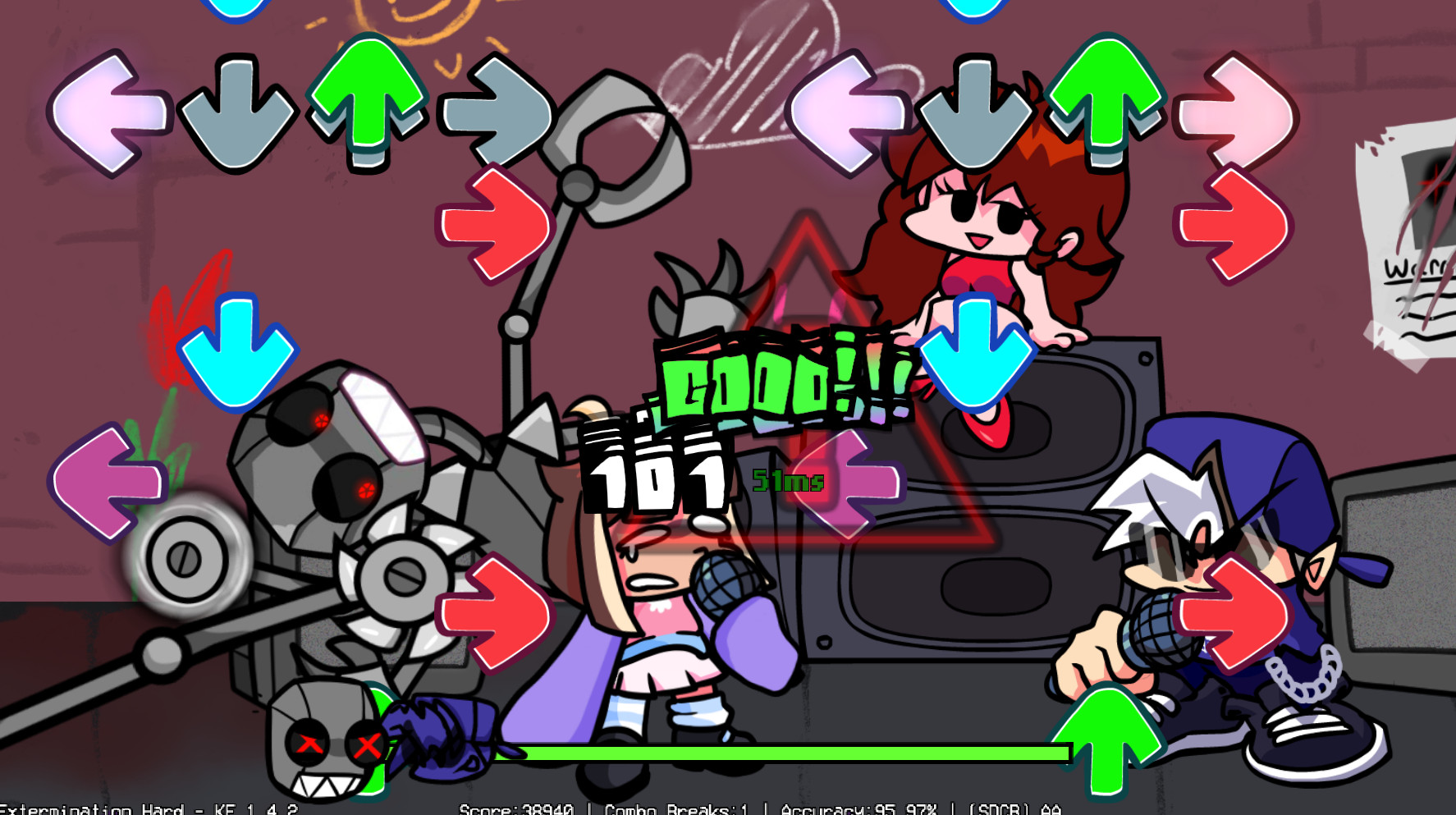 Vs Qt mod extreme duet Mod for Friday Night Funkin' | FNF Mods