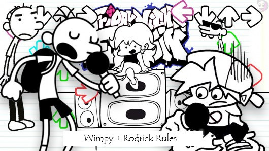 FNF in a Wimpy Day "Wimpy,Rodrick Rules" FANMADE Mod for Friday Night ...
