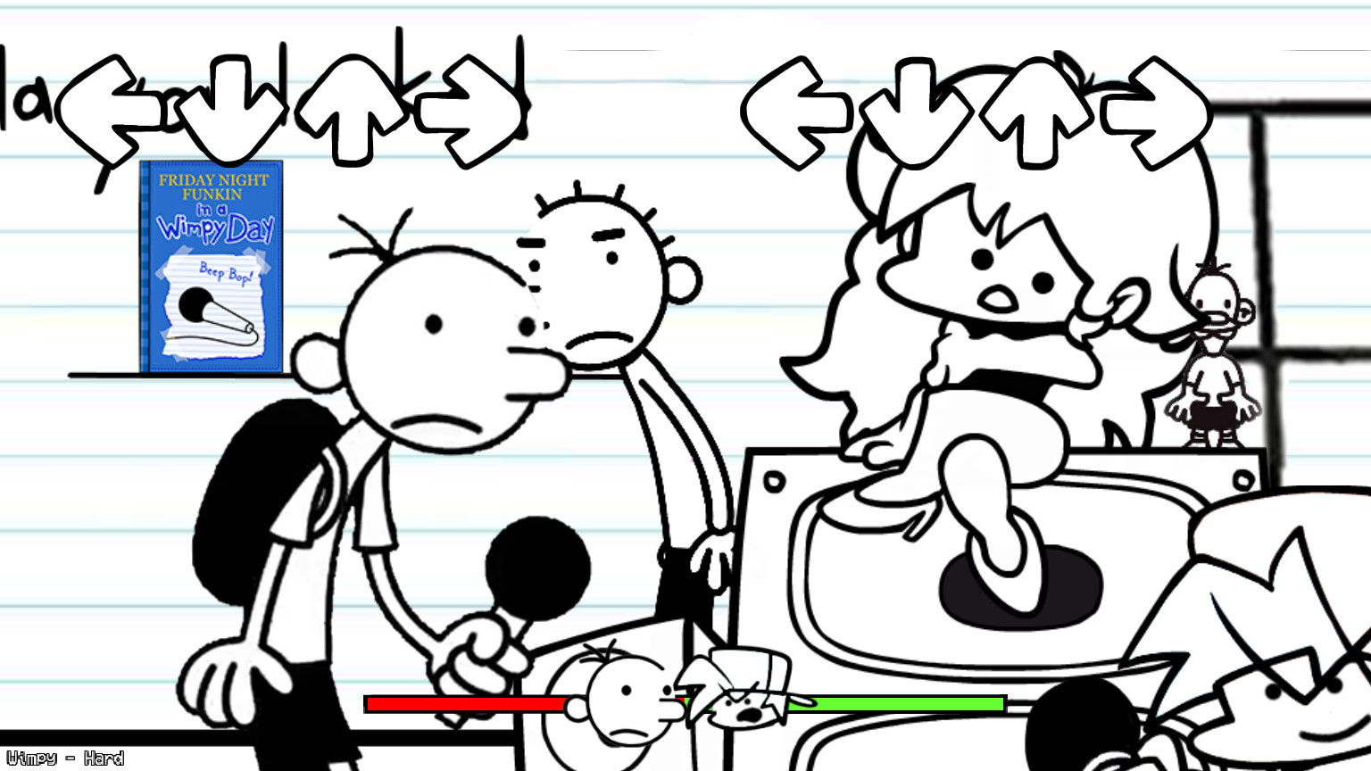 FNF in a Wimpy Day "Wimpy,Rodrick Rules" FANMADE Mod for Friday Night ...