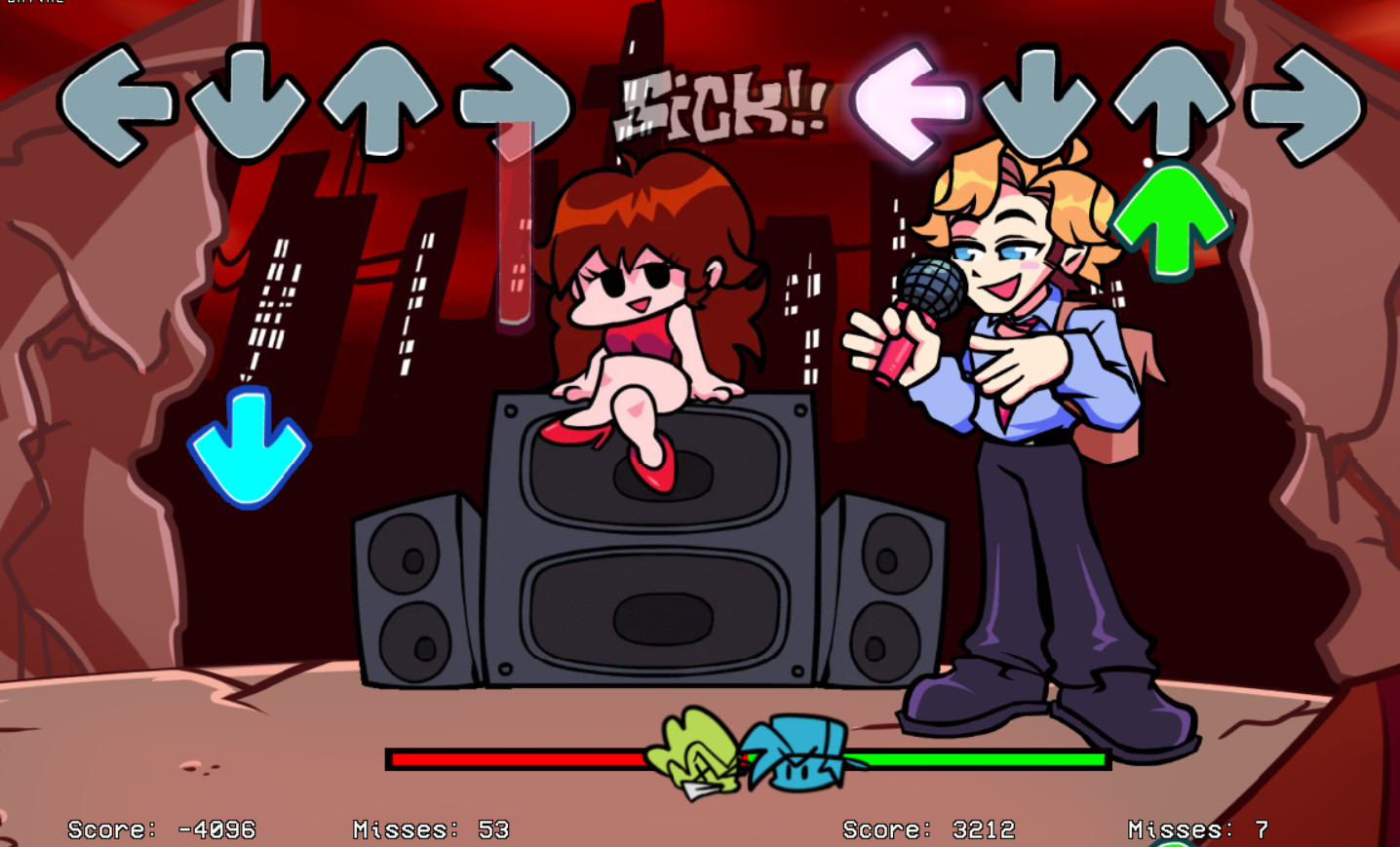 2VPLUS Senpai for FNF Online VS. Mod for Friday Night Funkin' | FNF Mods