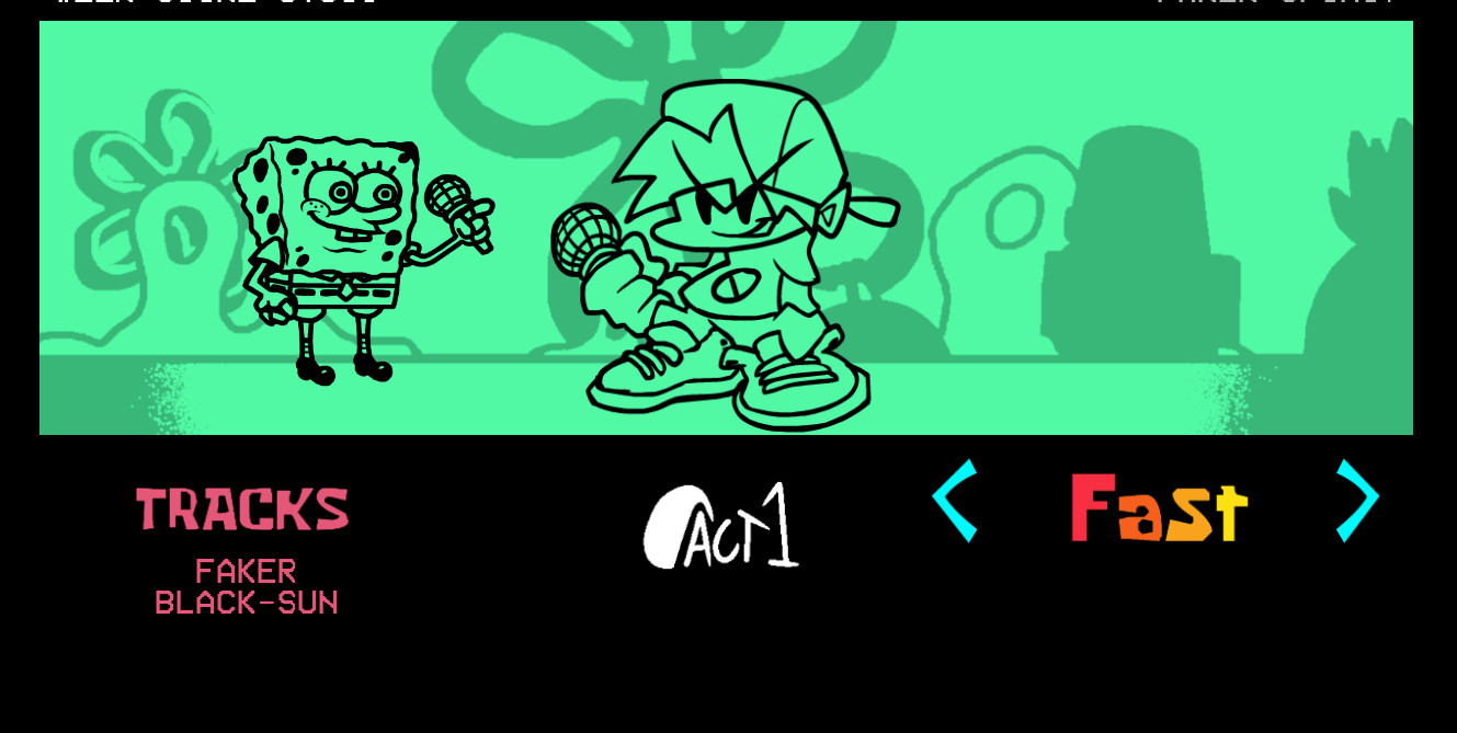 Vs Fake Spong Mod for Friday Night Funkin' | FNF Mods