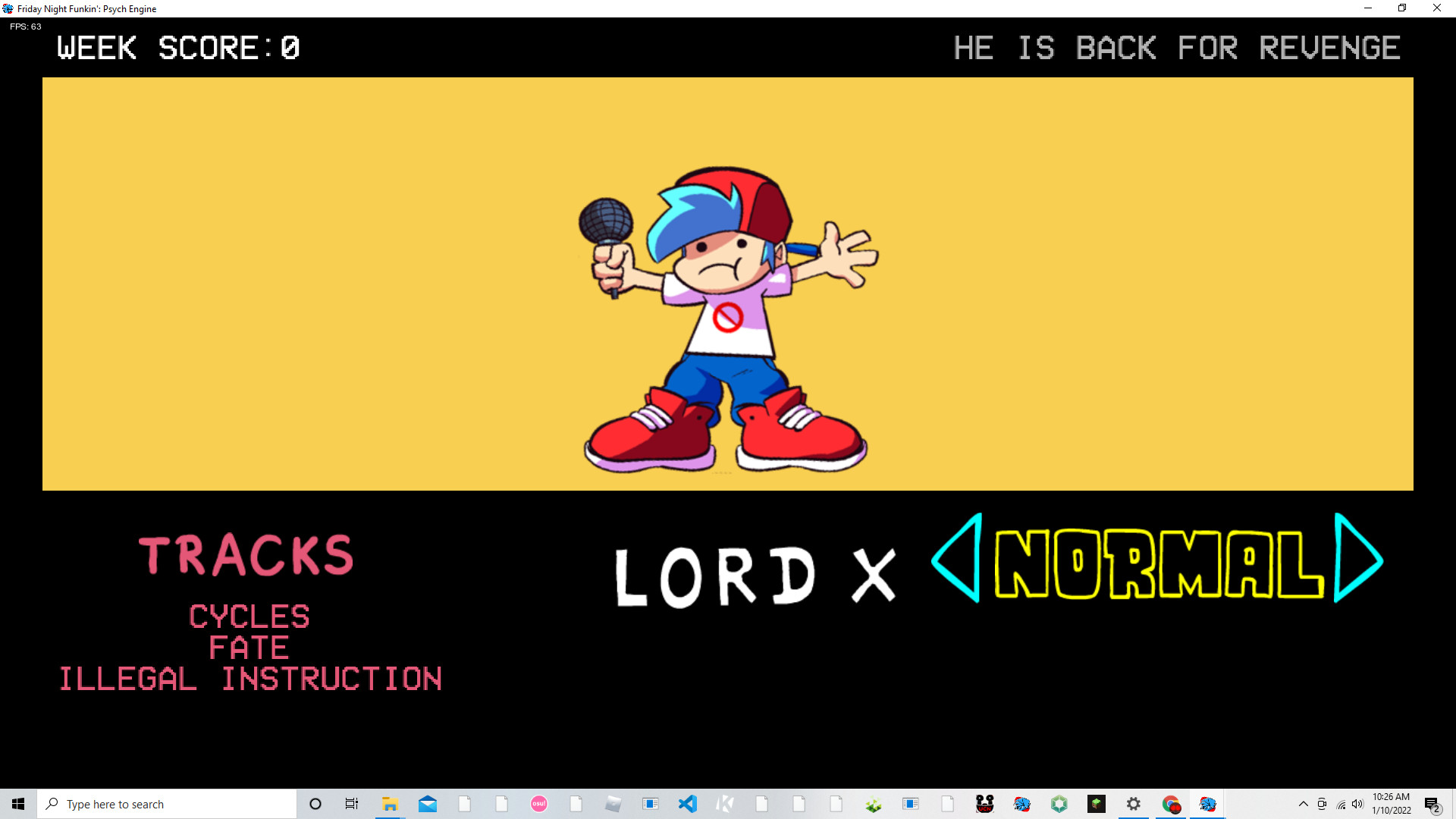 VS Lord X Revenge (Full Week) Mod for Friday Night Funkin' | FNF Mods
