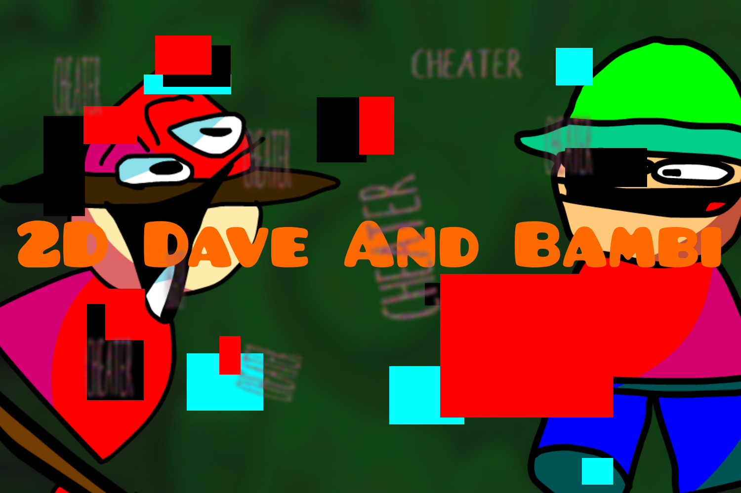 2D Dave And Bambi Mod for Friday Night Funkin' | FNF Mods