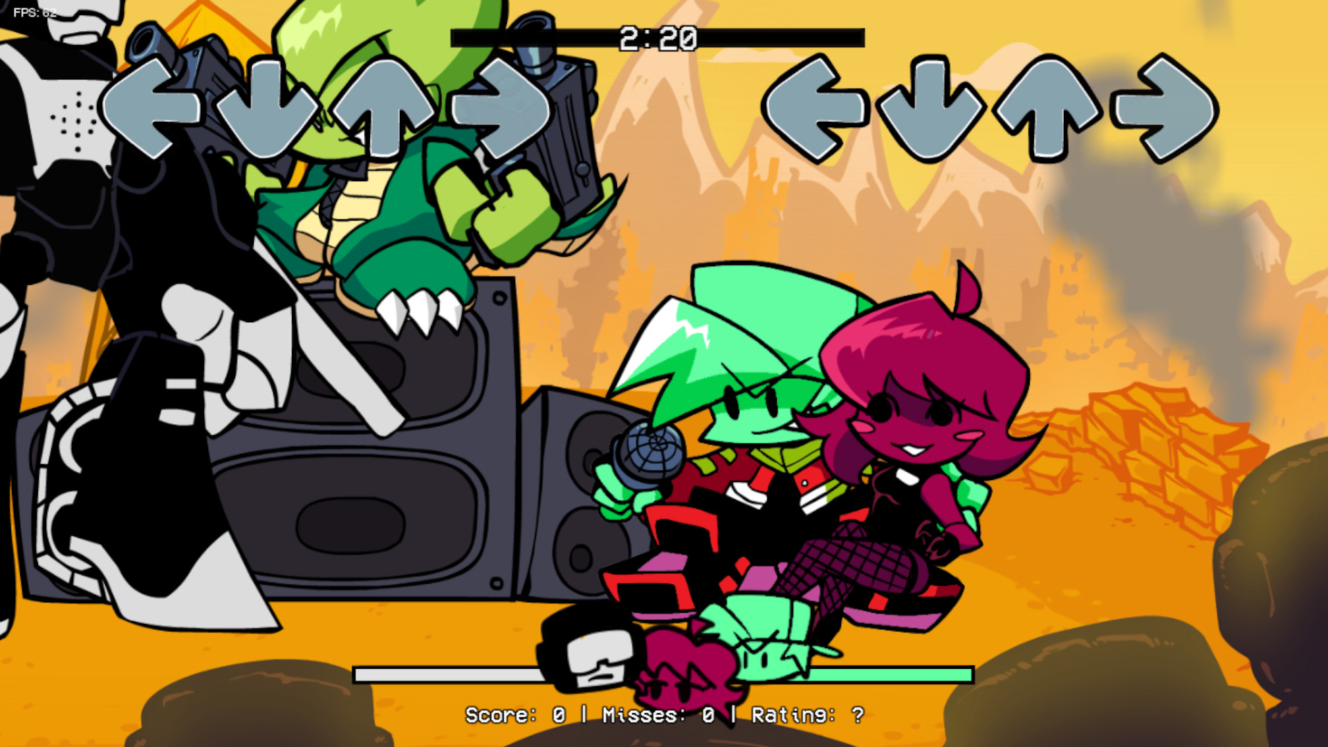 Minus Green Boyfriend Mod for Friday Night Funkin' | FNF Mods