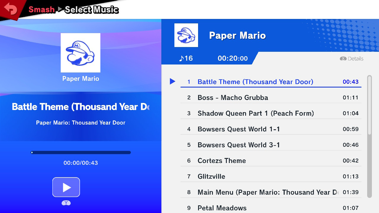 MGBrad's Custom Music Pack 1070+ Total Added Songs Mod for Super Smash ...